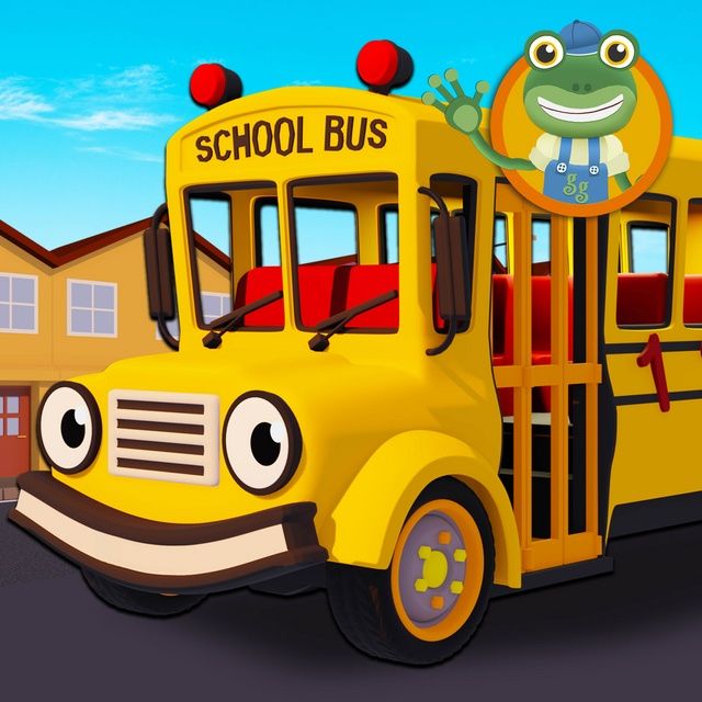 The Wheels On The School Bus Go Round And Round - Gecko's Garage ...
